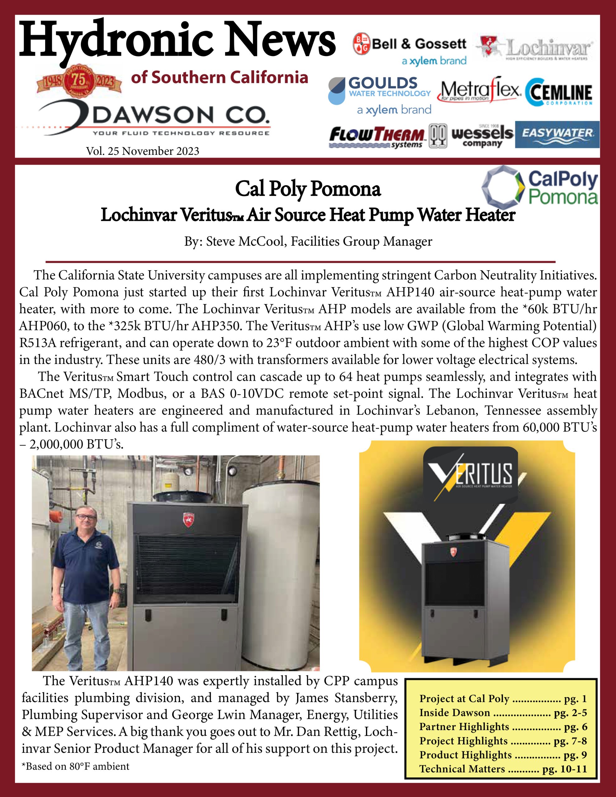 VOL. 25 – Hydronic Newsletter – October 2023 - Dawson Co.